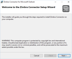 Zimbra Setup - Outlook - Sol1